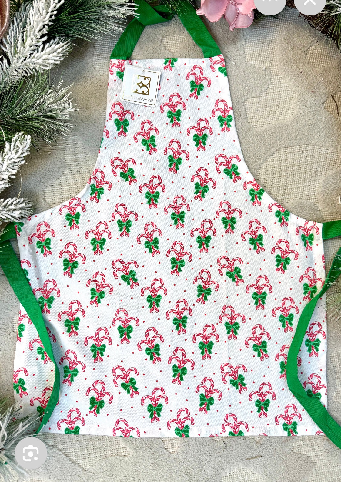 Candy Cane Apron Child – Wight Elephant Boutique